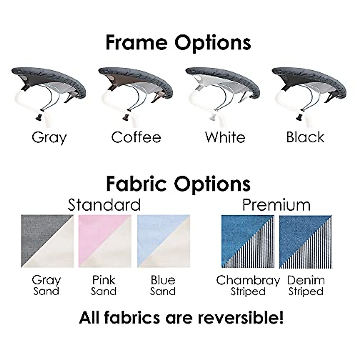 Nomi Baby Coffee with Pink Cushion, Newborn Bouncer Accessory for High Chair, Seamlessly Adjusts from Lay Flat to more Upright Position, Bouncer Seat Elevates Baby to the Height of the Table, 5.5 lb