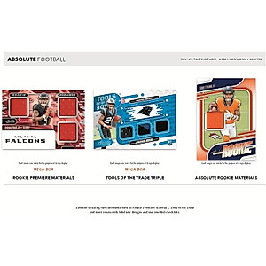 2024 Panini Absolute Football 6-Pack Blaster Trading Card Box (Jayden Daniels, Drake Maye, Bo Nix, Caleb Williams Possible Rookies)