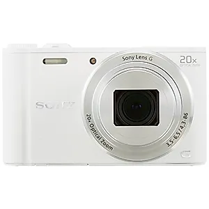 Sony DSCWX350 18 MP Digital Camera (White)