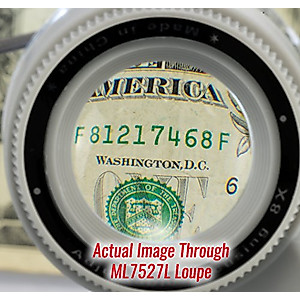 SE ML7527L Illuminated Adjustable-Focus Loupe with 8X Magnification