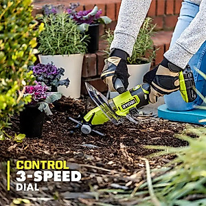 ONE+ 18V Cordless Compact Battery Cultivator with 2.0 Ah Battery and Charger