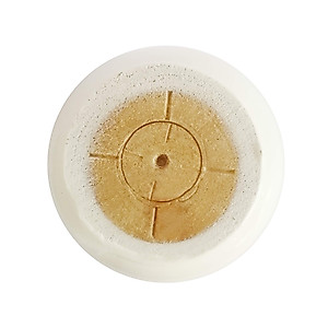 Btibpse 3'' Wooden Furniture Legs White Bun Feet Sofa, Chair, Loveseat, Ottoman, Dresser Foot Set of 4