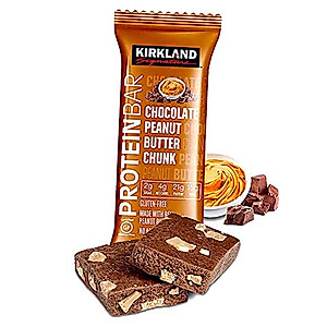 KIRKLAND SIGNATURE Protein Bars Chocolate Peanut Butter Chunk 2.12 oz, 20-count