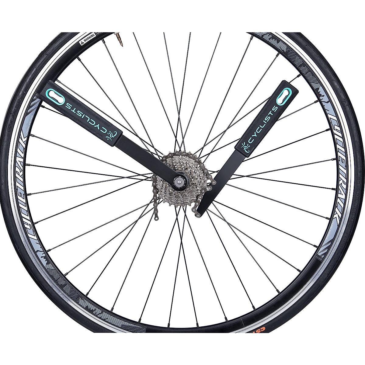 cyclists Cassette Removal Tool Sets - Chain Whip & Lock Ring Tool for Shimano HG Cassette/Freewheel Install Removal MTB Road Bike 7 8 9 10 11 Speed (Black)