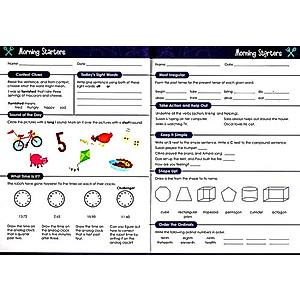 Second Grade - Morning Starters Educational Workbooks - v4