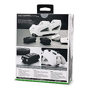 PowerA Duo Charging Station for Xbox Series X|S - White, Wireless Controller Charging, Charge, Rechargeable Battery, Xbox Series X|S, Xbox One