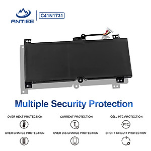 ANTIEE C41N1731 Laptop Battery Replacement for Asus ROG Strix Scar II GL504 GL504GW GL504GS GL504GM GL504GV G515 G515GV G515GW G715GV G715GW GL504GW-DS74 Series C41PNC5 4CIP5/70/81 15.4V 66Wh