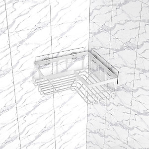 Youvip 5 Pack Corner Shower Caddy Adhesive for Replacement,Adhesive Strips Suitable 5pack Conner Shower Caddy