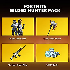 Xbox Series S – Gilded Hunter Bundle – In-game cosmetics for Fortnite, Rocket League, Fall Guys – 512GB All-Digital Gaming Console – 1440p Gaming – 4K Streaming – Robot White