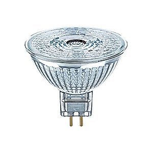 Osram 4058075431454 Superstar 12 V LED Lamps, pin Base, Reflector MR16, LV DIM, Set of 10, Cold White