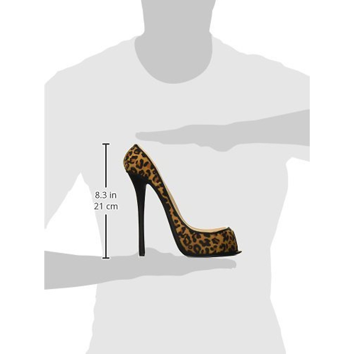 Wild Eye Designs High Heel Bottle Holder, Leopard