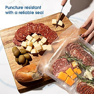 Spartan Industrial - 6" X 10" Vacuum Seal Bags for Food, Marinating, Freezing, Sous Vide Cooking - BPA-Free, Pack of 110