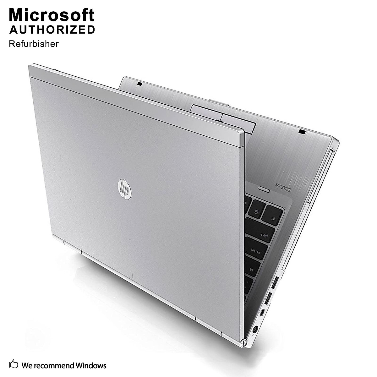 HP ELITEBOOK 8470P 14 Inch Business Laptop, Intel Core i7-3520m up to 3.6GHz, 8G DDR3, 480G SSD, DVDRW, WiFi, USB 3.0, VGA, DP, Win 10 64 Bit-Multi-Language Supports English/Spanish/French (Renewed)