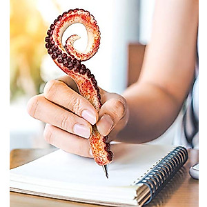 Planet Pens Octopus Tentacle Novelty Pen - Fun and Unique Kids and Adults Ballpoint Pen, Colorful Sea Life Writing Pen Instrument For School & Office Desk