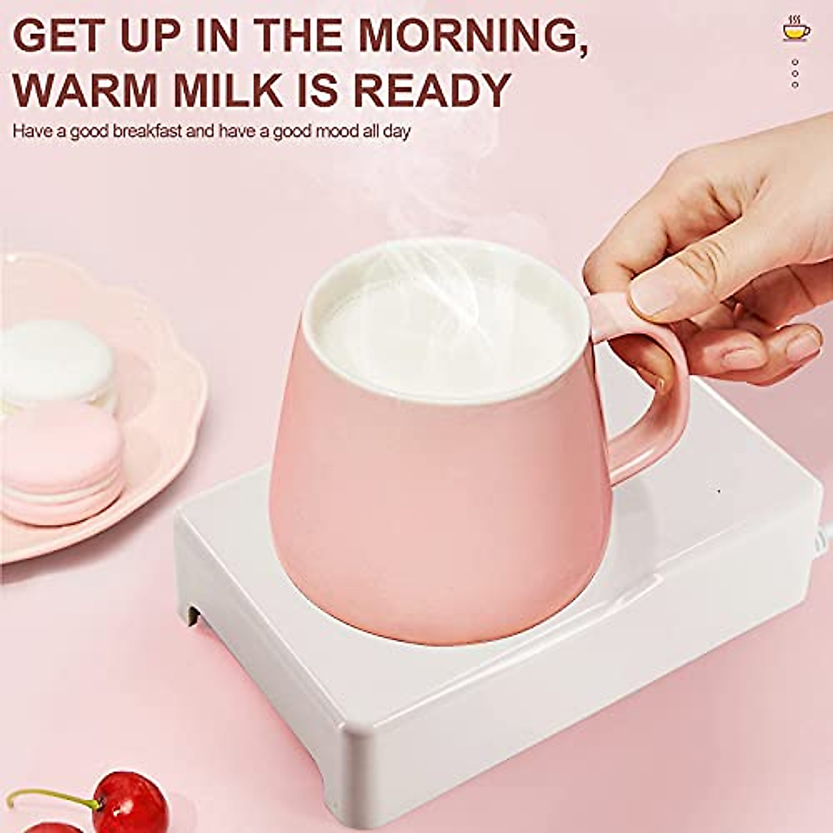 KADIP Dual Use USB Keep Cooler Warmer Cup Coffee Tea Beverage Cans Cooler & Warmer Heater Chilling Coasters