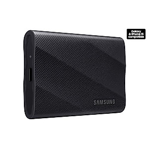 SAMSUNG T9 Portable SSD 4TB, USB 3.2 Gen 2x2 External Solid State Drive, Seq. Read Speeds Up to 2,000MB/s for Gaming, Students and Professionals,MU-PG4T0B/AM, Black (pack of 1)