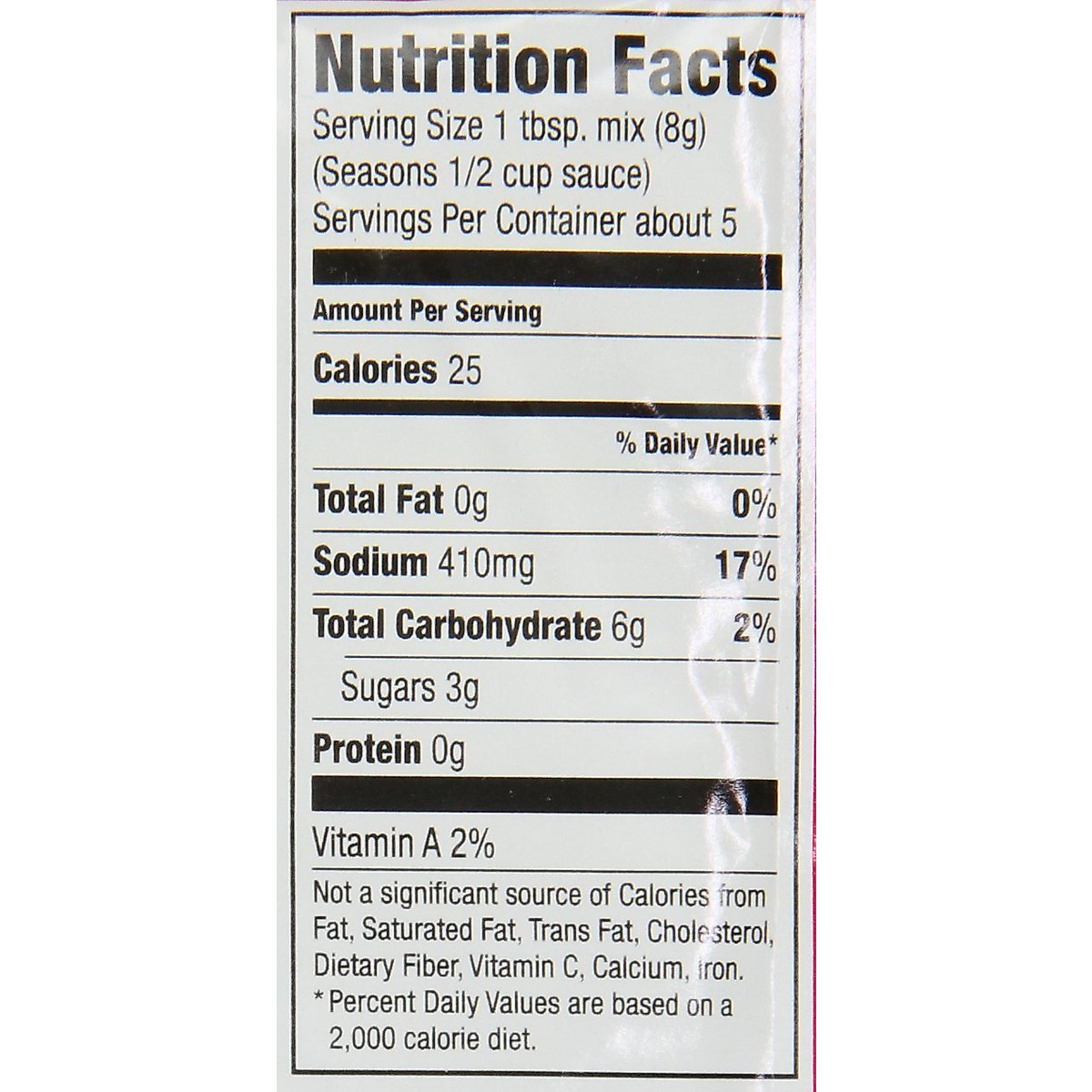 McCormick Spaghetti, Thick & Zesty, 1.37 Ounce (3 Pack)