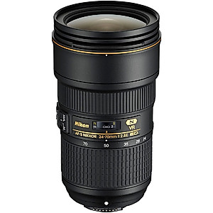 Nikon 24-70mm f/2.8E VR AF-S ED Nikkor Zoom Lens - (Renewed)