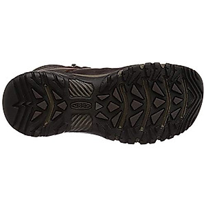 KEEN mens Targhee Lace High Polar Waterproof Insulated Snow Boots, Cocoa/Mulch, 10.5 US