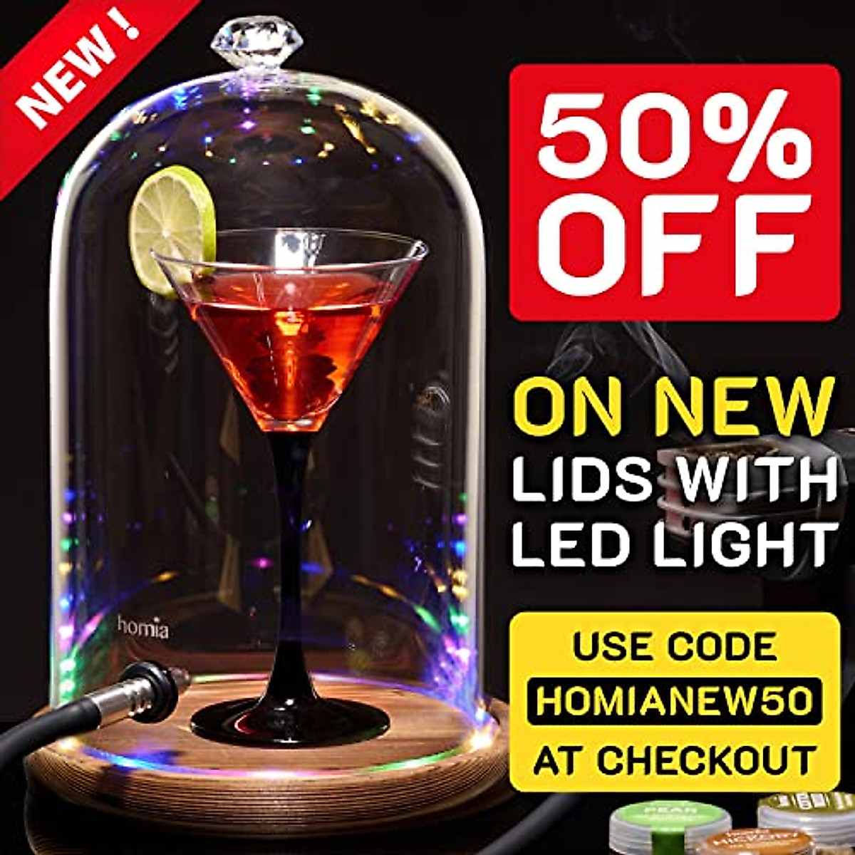 Smoking Gun Wood Smoke Infuser Birner PRO - Starter Kit, 11 PCS, Smoker Machine with Accessories and Wood Chips - Cold Smoke for Food and Drinks - Gift for Man