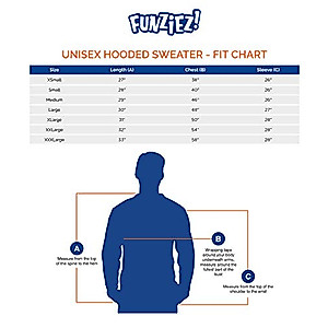 Funziez! Fun Halloween Hoodies, Pumpkin and Skeleton Pullover Costumes, Adult Hooded Sweatshirts for Women and Men