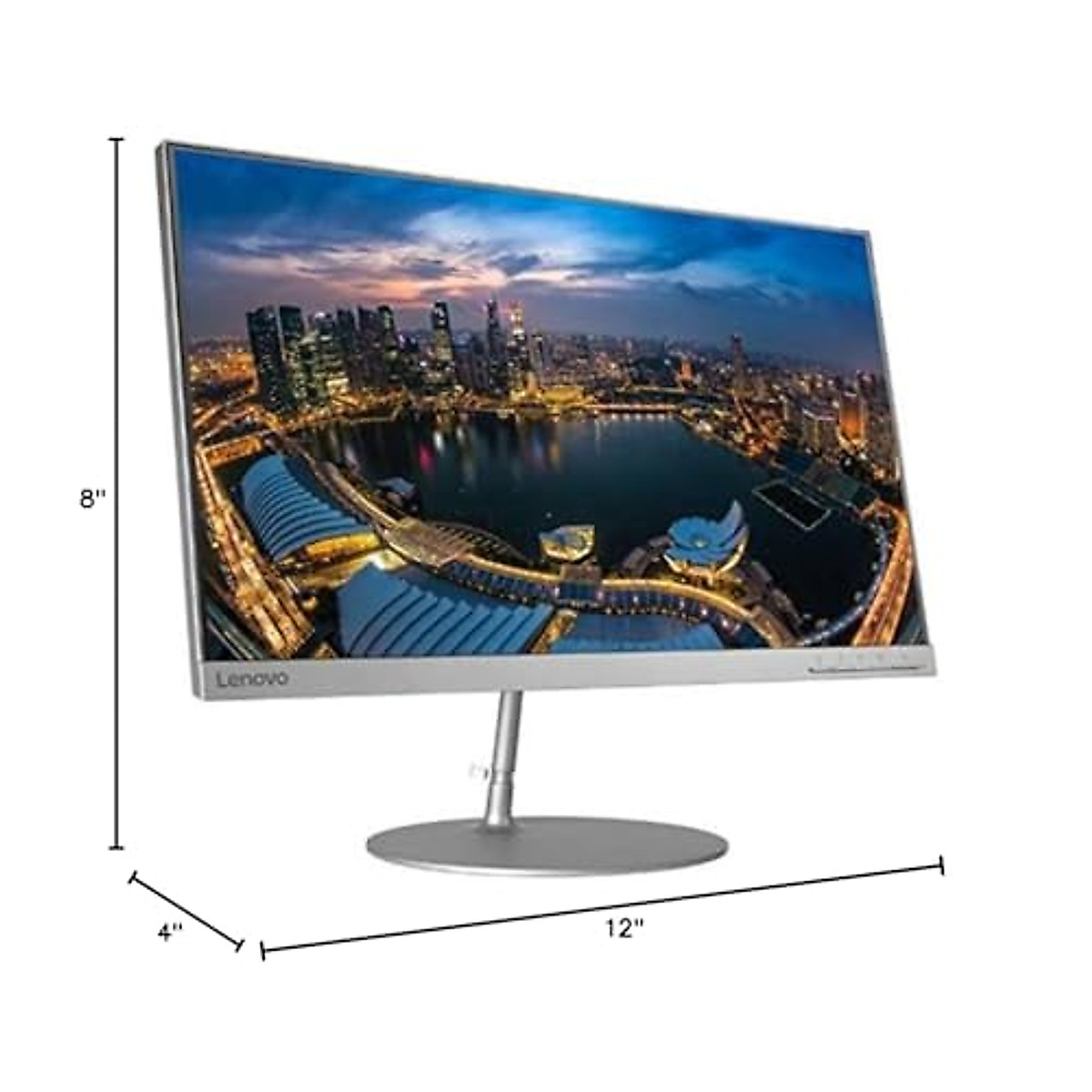 Lenovo Monitor, L24q 23.8-Inch Monitor, QHD Resolution, 16:9 Widescreen, 65D2GCC3US
