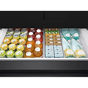 SAMSUNG RF29BB89008M 29 Cu. Ft. Bespoke Matte Black 4-Door French Door Refrigerator