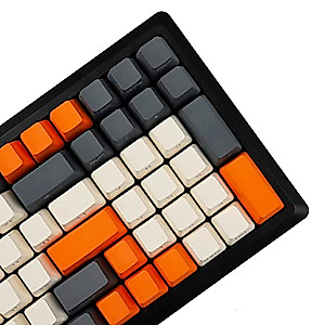 YMDK 133 Key Carbon PBT Double Shot Side-lit Shine Through Backlit keycaps OEM Profile for MX Mechanical Keyboard 108 96 87 NJ80 KBD67 ID80 84 68 64
