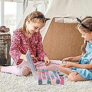 PANTRY X 36 Grids pack of 2 sets plastic organizer box with dividers for Bead organizer, Fishing tackles, Jewelry, Craft organizers and storage with adjustable dividers