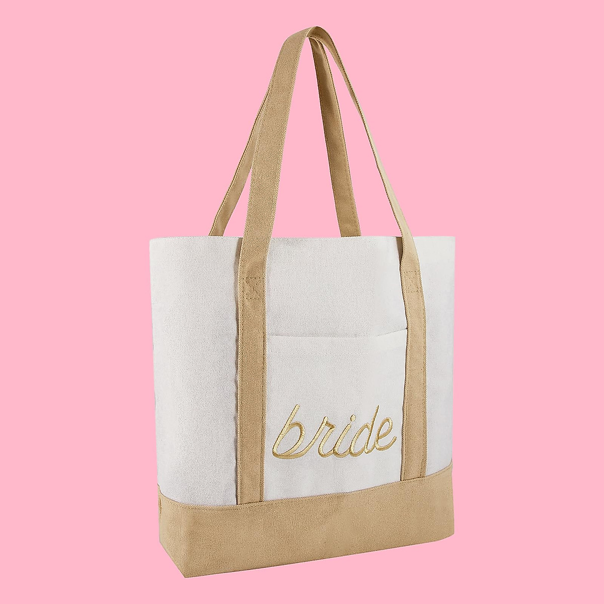 Bride Tote Bag Bride Gifts Bride Bag Bride to Be Gifts Bride to Be Bag Bachelorette Party Decorations Bridesmaid Gift Bride To Be Accessory Wedding Engagement Bridal Shower Gift,Engagement Party Favor