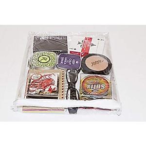 Clear Vinyl Zippered Storage Bags 9 x 11 x 1 Inch 10-Pack