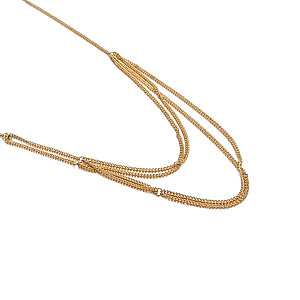 Luxcastle Gold Tassel Leg Chain Women Body Dress for Summer Beach and Bar Party