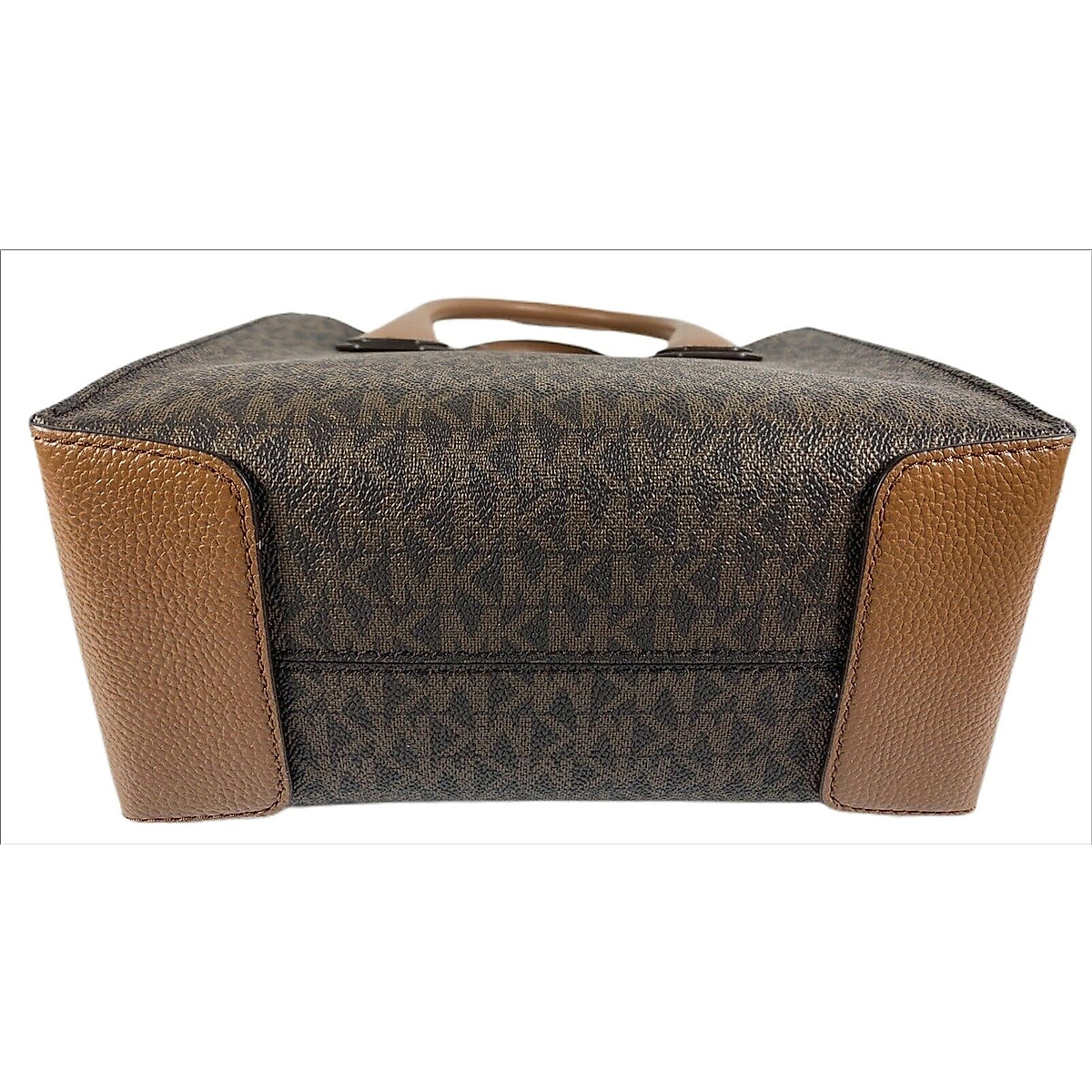 Michael Kors Mercer Medium Logo and Leather Accordion Crossbody Bag