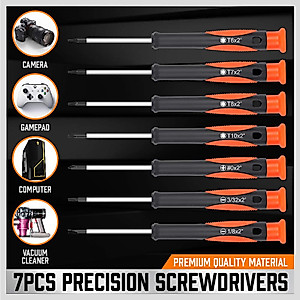 124-Piece Ultimate Screwdriver Set with Magnetic Tips & Racking, Premium Screw Driver Bits, Pricision Screwdrivers, Allen Keys, Nut Drivers and More