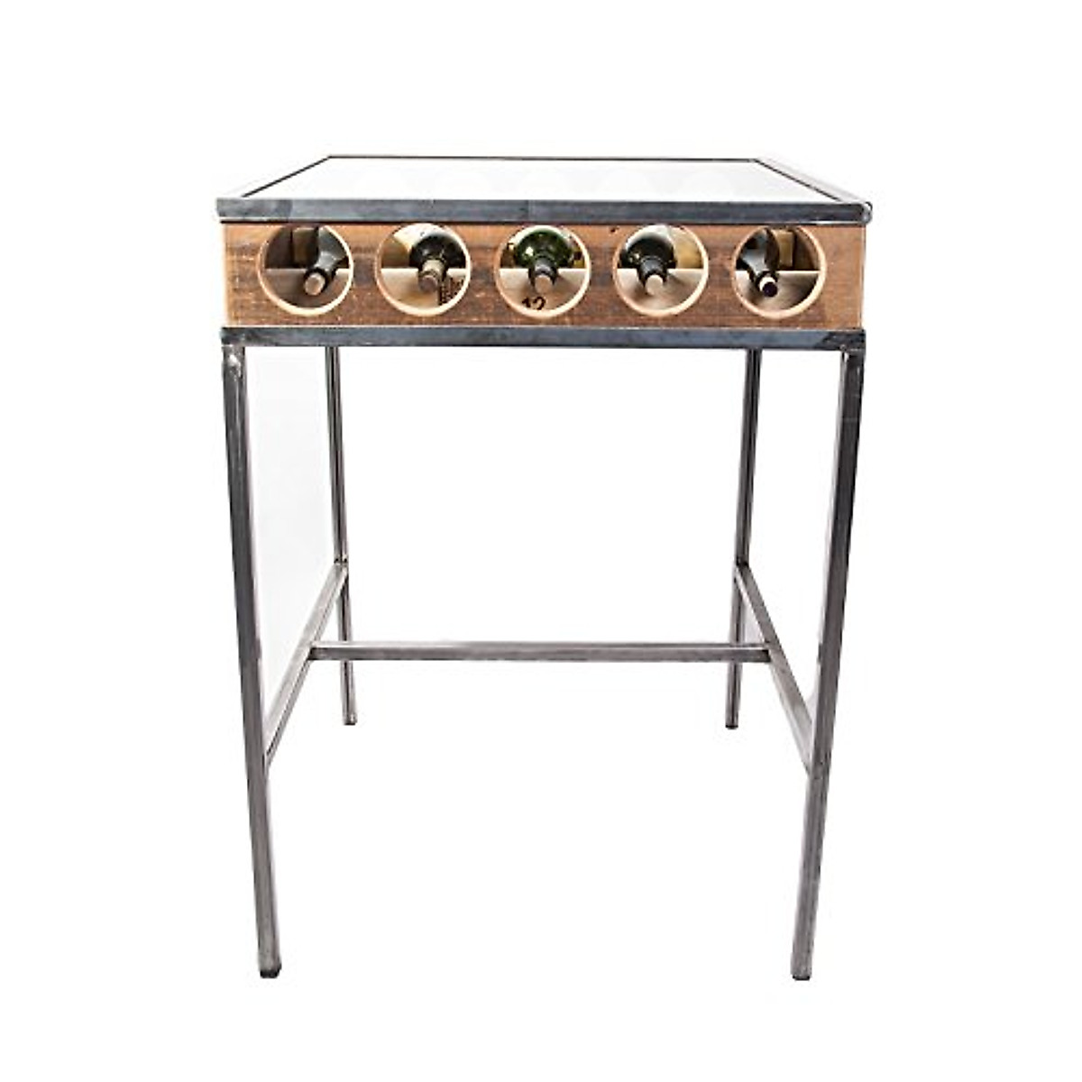 wine rack bar height table