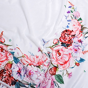 Happy Little Bubs - Baby Girl Milestone Blanket - Baby Blankets for Girls - Baby Monthly Milestone Blanket Girl - Baby Month Blanket - Milestone Blanket for Baby Girl - Baby Girl Blanket 60''x40''