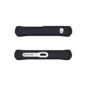 ITSKINS Spectrum Solid Protective Phone Case Compatible with Motorola ThinkPhone, Slim Hybrid Case, Anti-Slip, Heavy Duty Shockproof Cover, Military Phone Case | Black