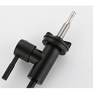 HOMCBEC Lead-Free Reverse Osmosis Faucet Drinking Water Filter Faucet Stainless Steel 304 Kithen Sink Faucet (Matte Black)