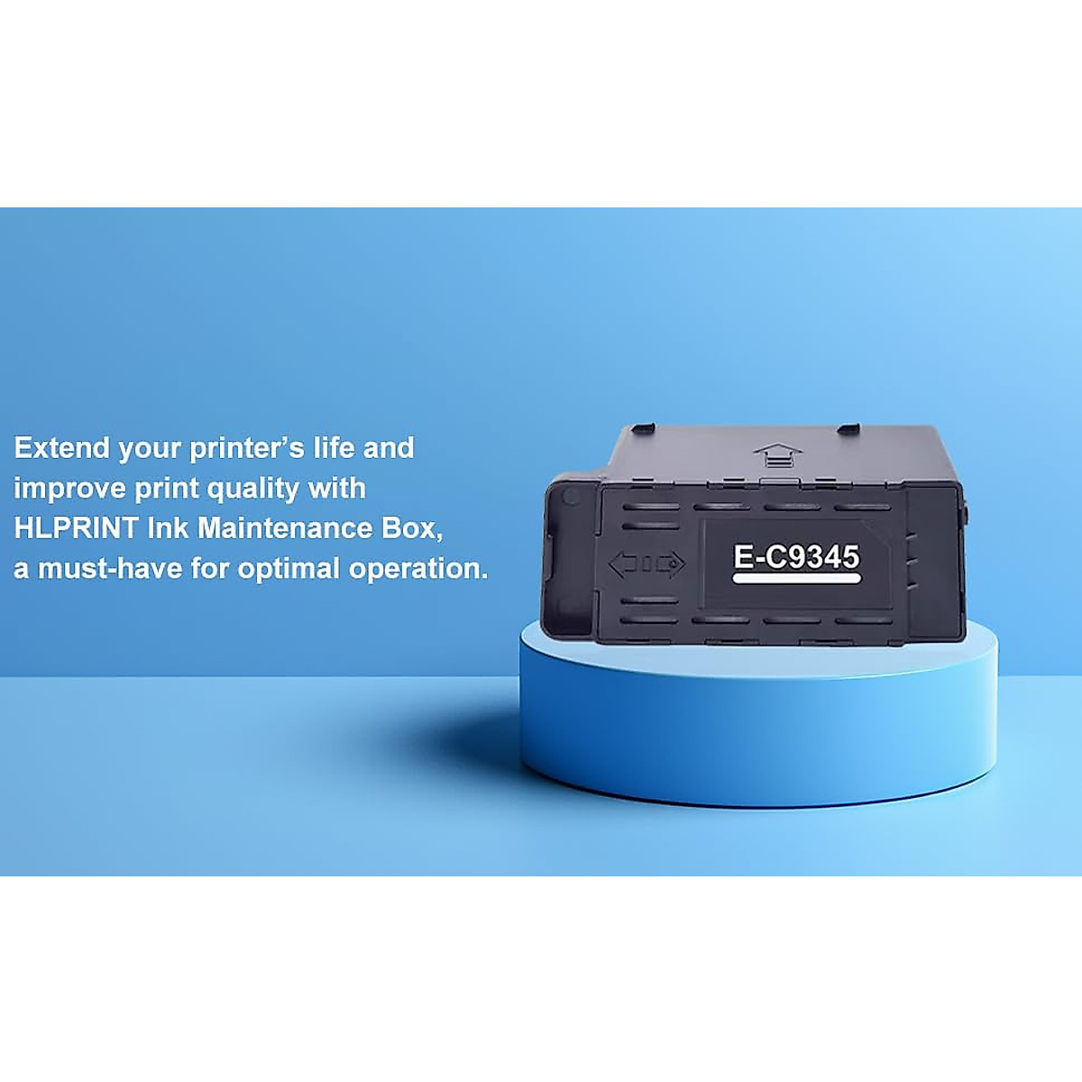 HLPRINT C9345 Ink Maintenance Box Remanufactured for EcoTank Pro ET-5880 ET-5850 ET-5800 ET-16600 ET-16650 Workforce Pro WF-7820 WF-7840 ST-C8000 Printer