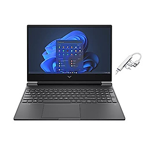 HP 2022 Newest Victus 15.6" FHD IPS Premium Gaming Laptop | 12thGen Intel Core i5-12450H | NVIDIA GeForce GTX1650 | Backlit KB | Windows 11 | with USB3.0 HUB Bundle (Silver, 8GB RAM | 512GB SSD)