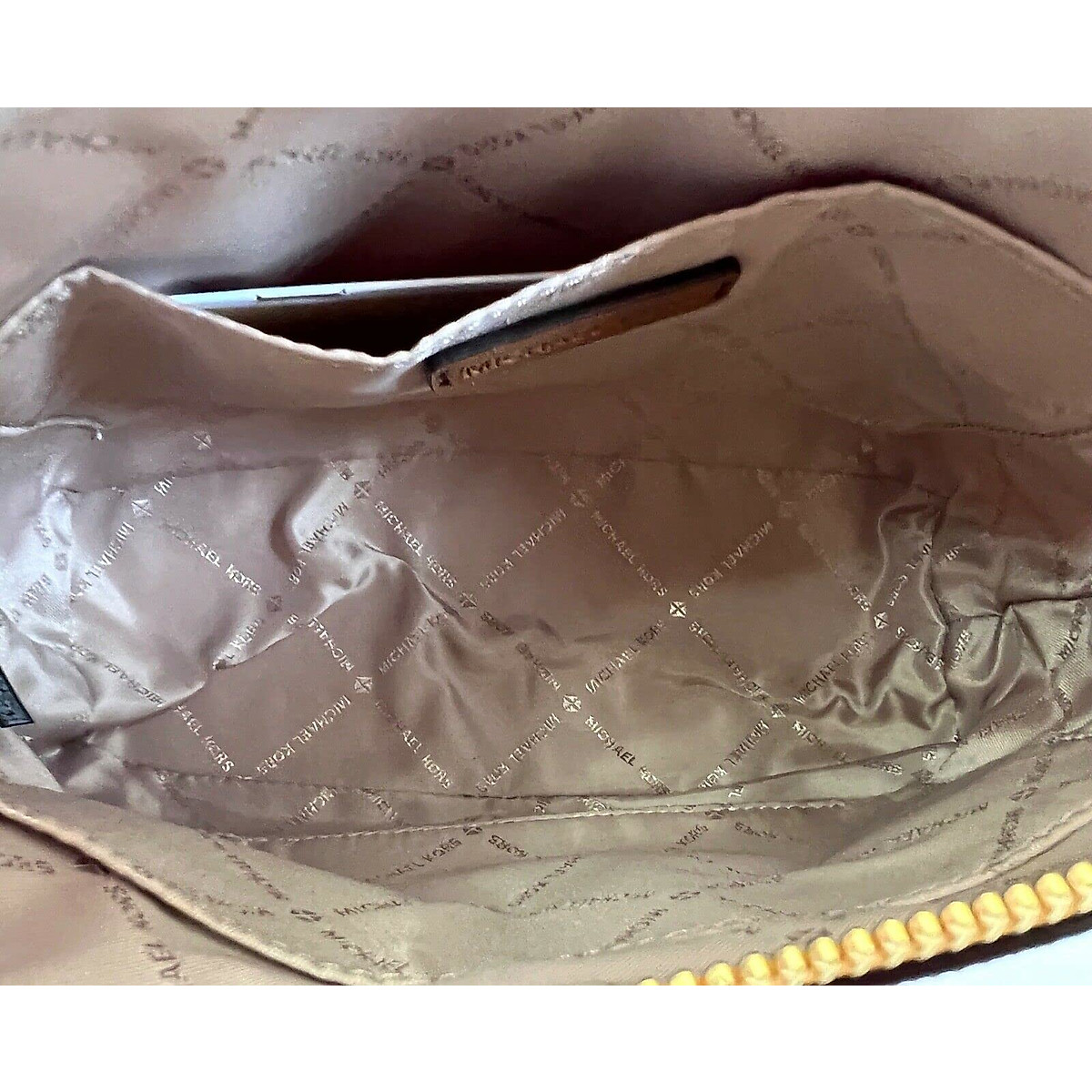 Michael Kors Jet Set Medium Crossbody Leather Handbag (Marigold)