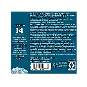 Caldrea Linen and Room Spray Air Freshener, Made with Essential Oils, Plant-Derived and Other Thoughtfully Chosen Ingredients, Basil Blue Sage, 16 Fl Oz (Pack of 2)