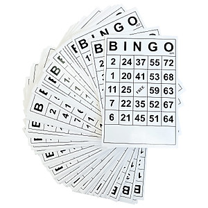 SEETOOOGAMES Bingo Game Cards Sheets - Paper Bingo Cards Bulk Reusable - Bingo Set for Adults, Family, Party, Large Groups - Pack of 120
