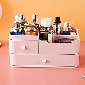 FIZZOQI Large-Capacity Storage Rack Multi-Functional Drawer Cosmetics Storage Rack Lady Lipstick Skin Care Products Storage Rack Eyebrow Pencil Jewelry Storage Rack