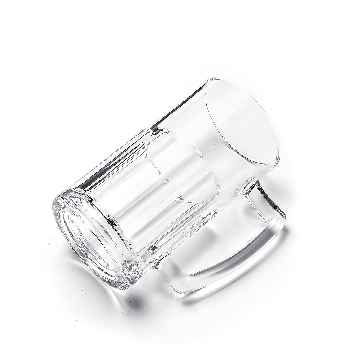 TUSAPAM 4 Pack Heavy Beer Mugs, Large Beer Glasses with Handle, 20 Ounce Glass Steins, Classic Beer Mug glasses Set