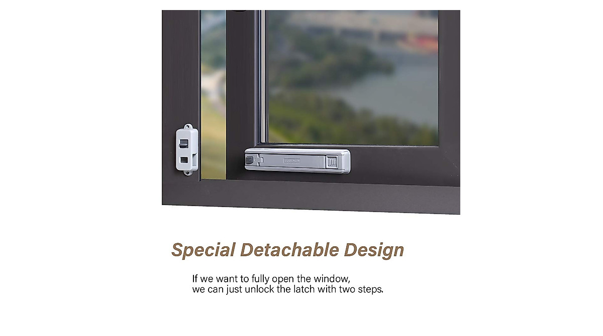 EUDEMON Child Safety Window Restrictor - Easy Install