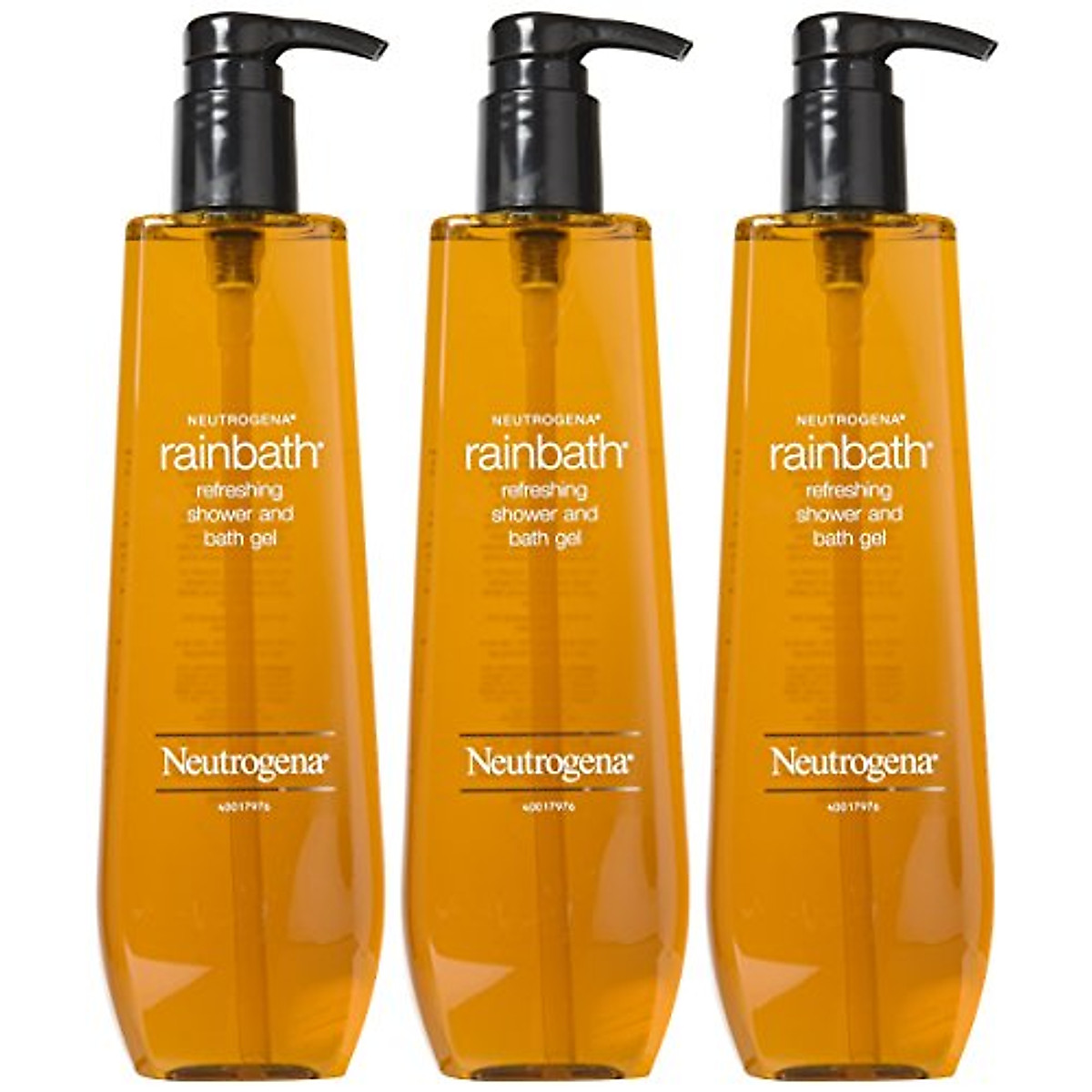 3 Pack Wholesale Lot Neutrogena Rain Bath Refreshing Shower and Bath Gel, 40oz