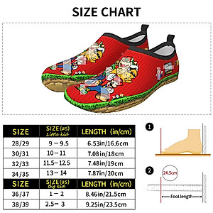 DLZRF Water Shoes for Boy Girl Quick-Dry Aqua Socks Swim Beach Yuga Exercise Wear Sport Pool Camping Must Haves Youth Size Style-04-2.5-3 Little Kid
