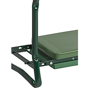 Gardener's Supply Company Garden Kneeler and Portable Stool | Extra Wide & Soft Kneeler for Outdoor Flower Beds and Raised Bed Planting | Ideal Gardening Gifts for Grandparents & Senior Gardeners