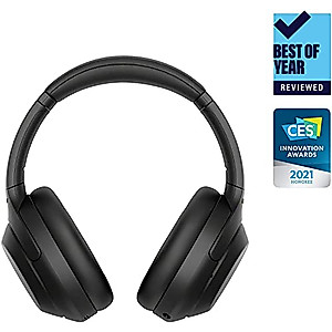 WH-1000XM4 Wireless Industry Leading Noise Canceling Overhead Headphones with Mic for Phone-Call (International Version) (Renewed)